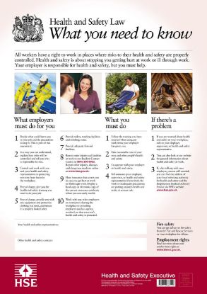 Health & Safety Poster A3 Size | My Website